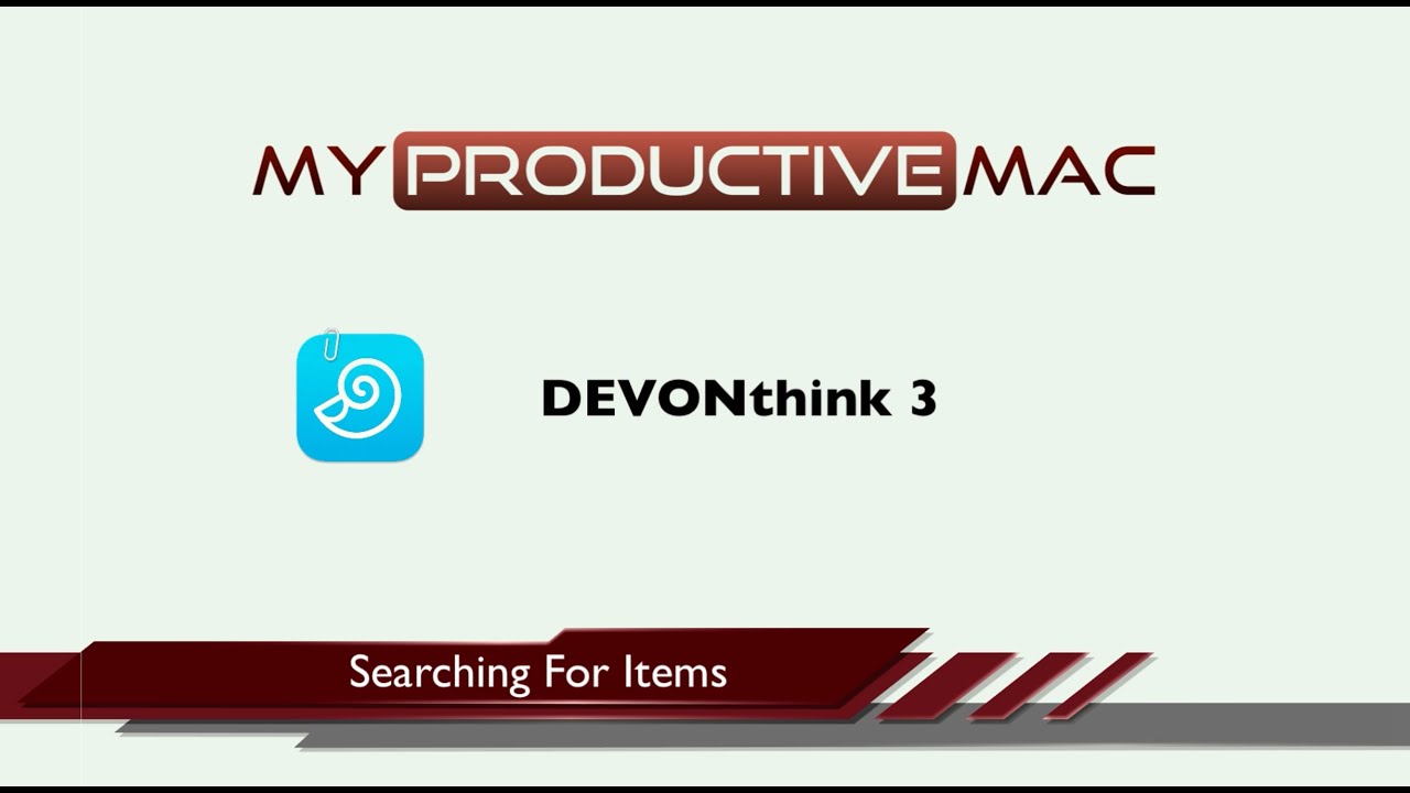 Searching With Devonthink Youtube