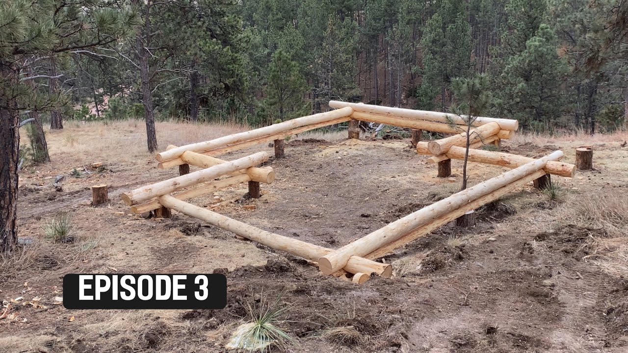 Log Cabin Build Episode 3 Youtube
