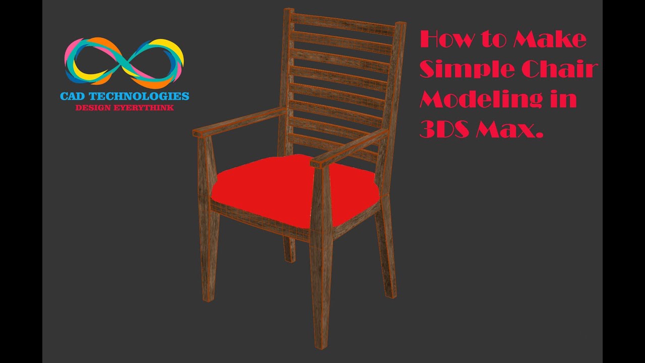 How To Make Simple Chair Modeling In 3ds Max Youtube