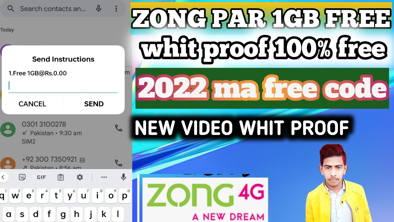 Zong Free Internet Code 2022 Zong Free Internet Vpn 2022 Zong Free