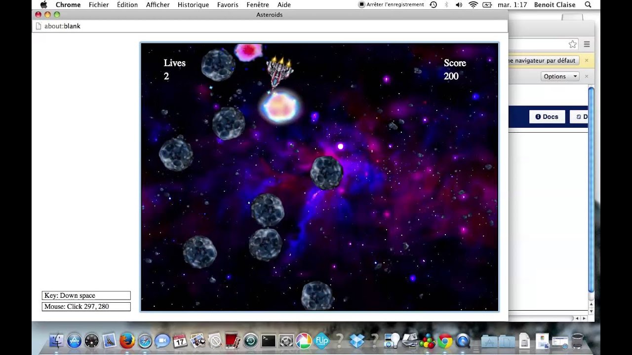 Asteroids Game In Python Coursera Org Youtube