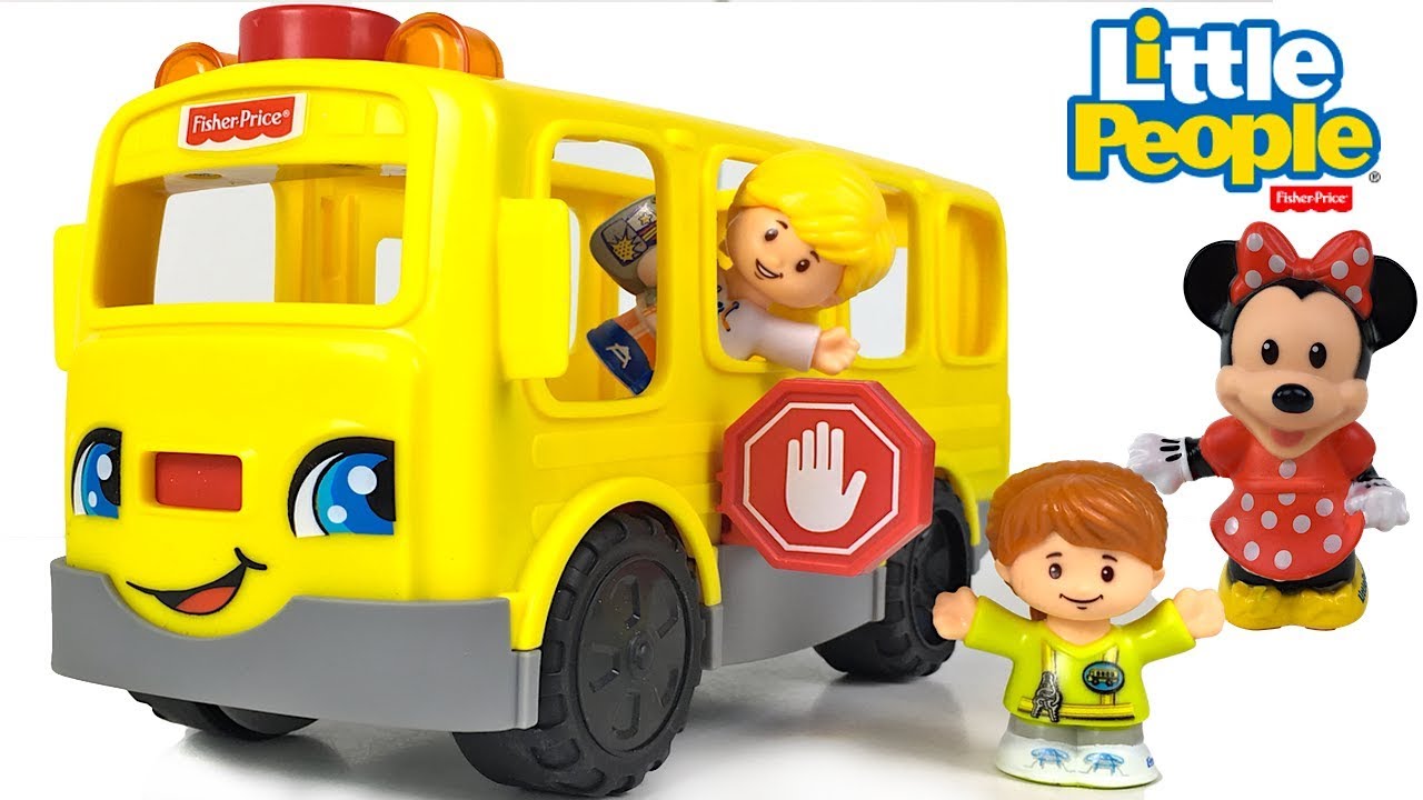Unboxing Fisher Price Little People Sit With Me School Bus Youtube