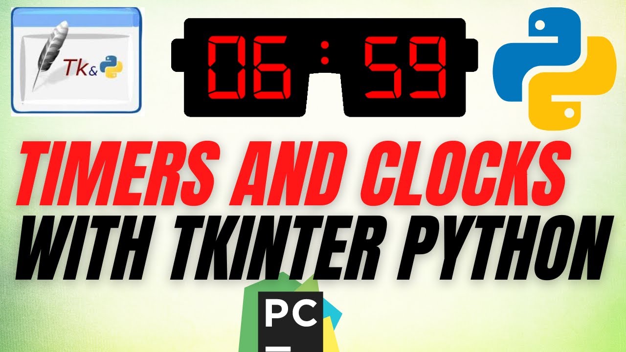 How To Do A Timer In Tkinter Using The Universal Widget Timers And