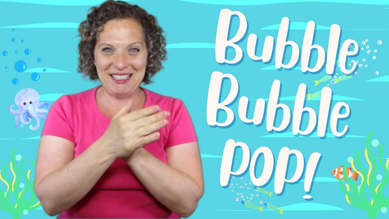 Bubble Bubble Pop Preschool Sea Animals Song Action Song For
