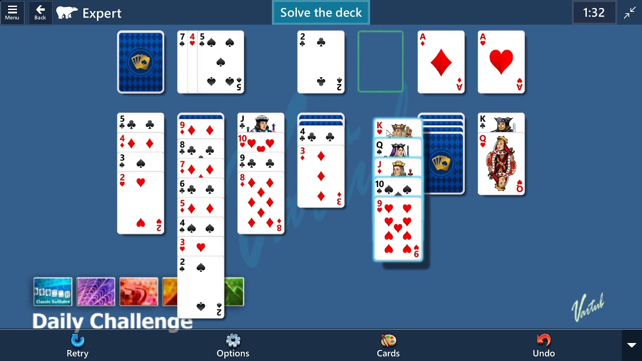 Microsoft Solitaire Collection Klondike Expert December 27th 2020