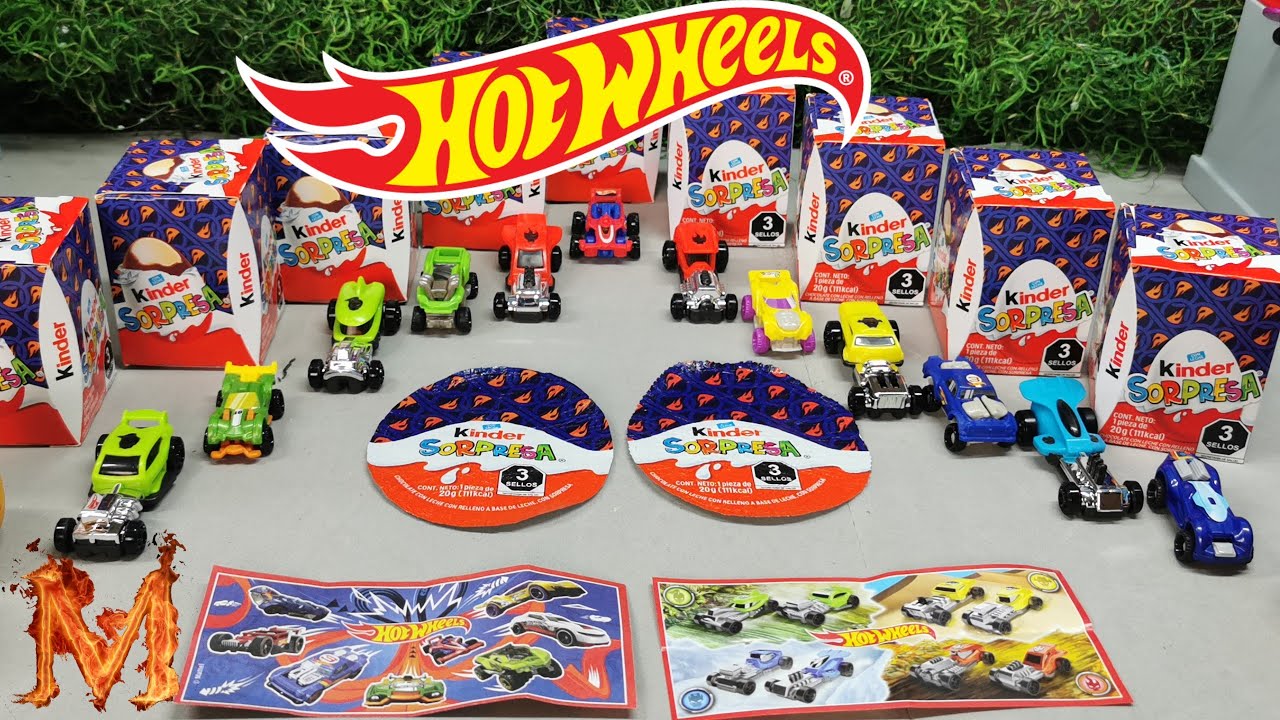 Kinder Sorpresa Colección Hot Wheels Youtube