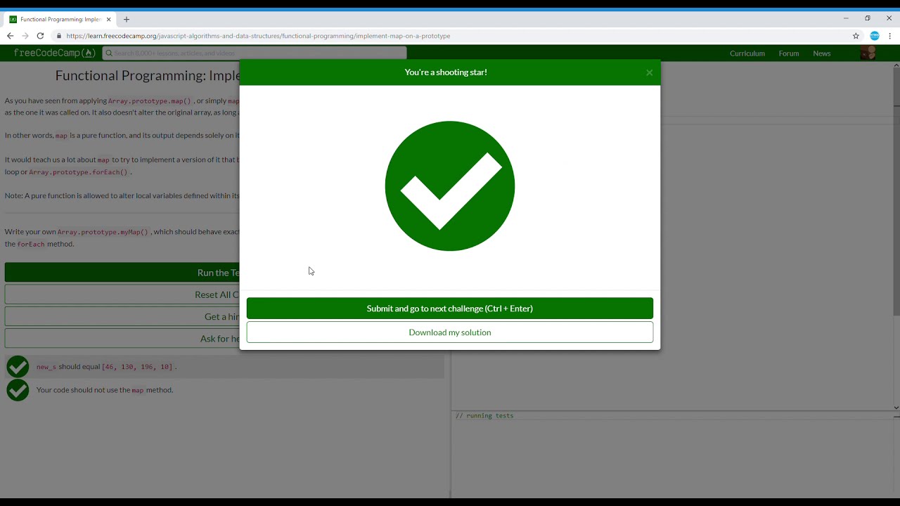 Functional Programming Implement Map On A Prototype Learn Freecodecamp8