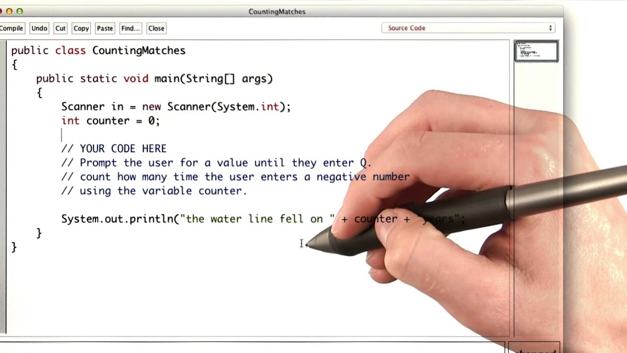 Counting Matches Intro To Java Programming Youtube