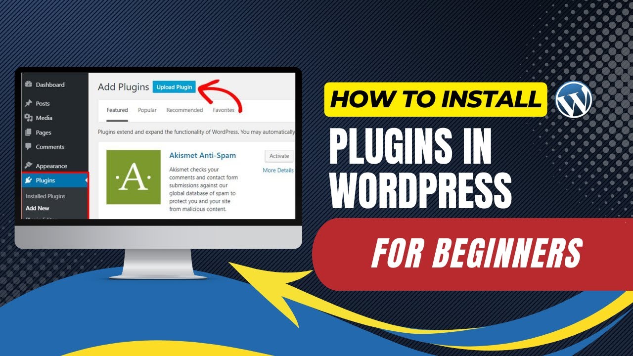 How To Install Plugins In Wordpress For Beginners Youtube