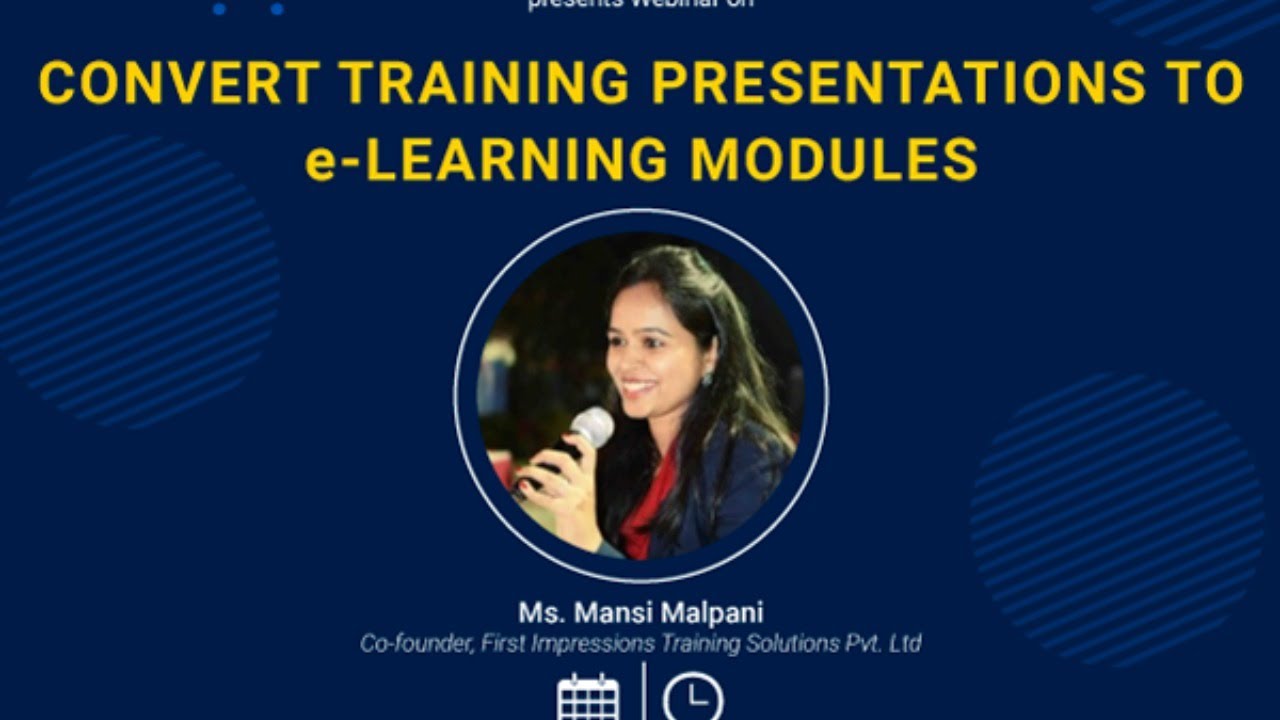Convert Training Presentations To E Learning Modules Youtube