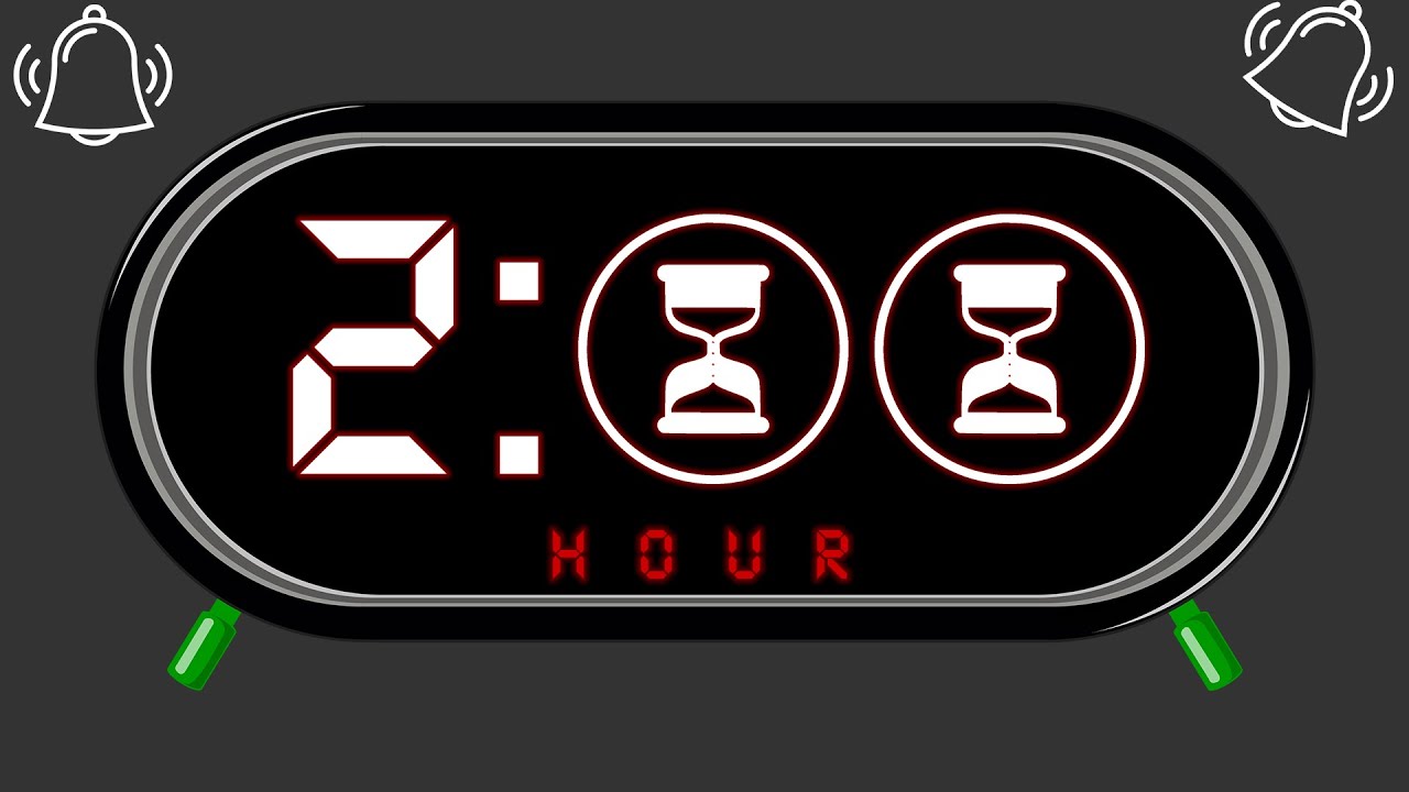 2 Hour Countdown Timer 120 Minute Timer With Alarm рџ Youtube