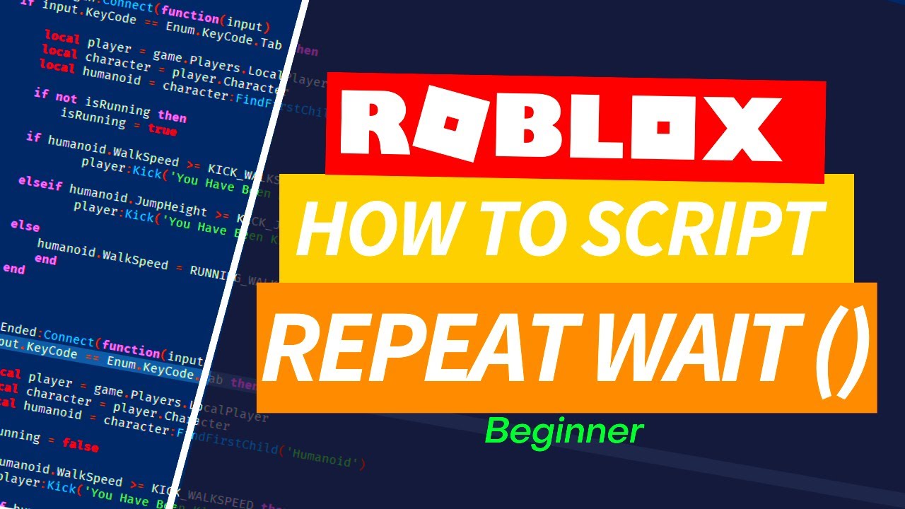 Repeat Wait Roblox Lua 10 Youtube