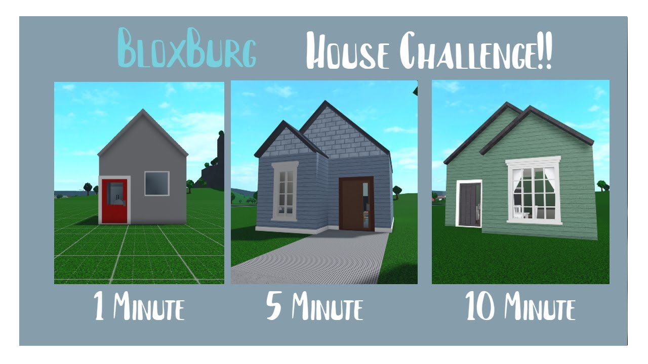 1 Minute 5 Minutes And 10 Minute House Building Challenge I