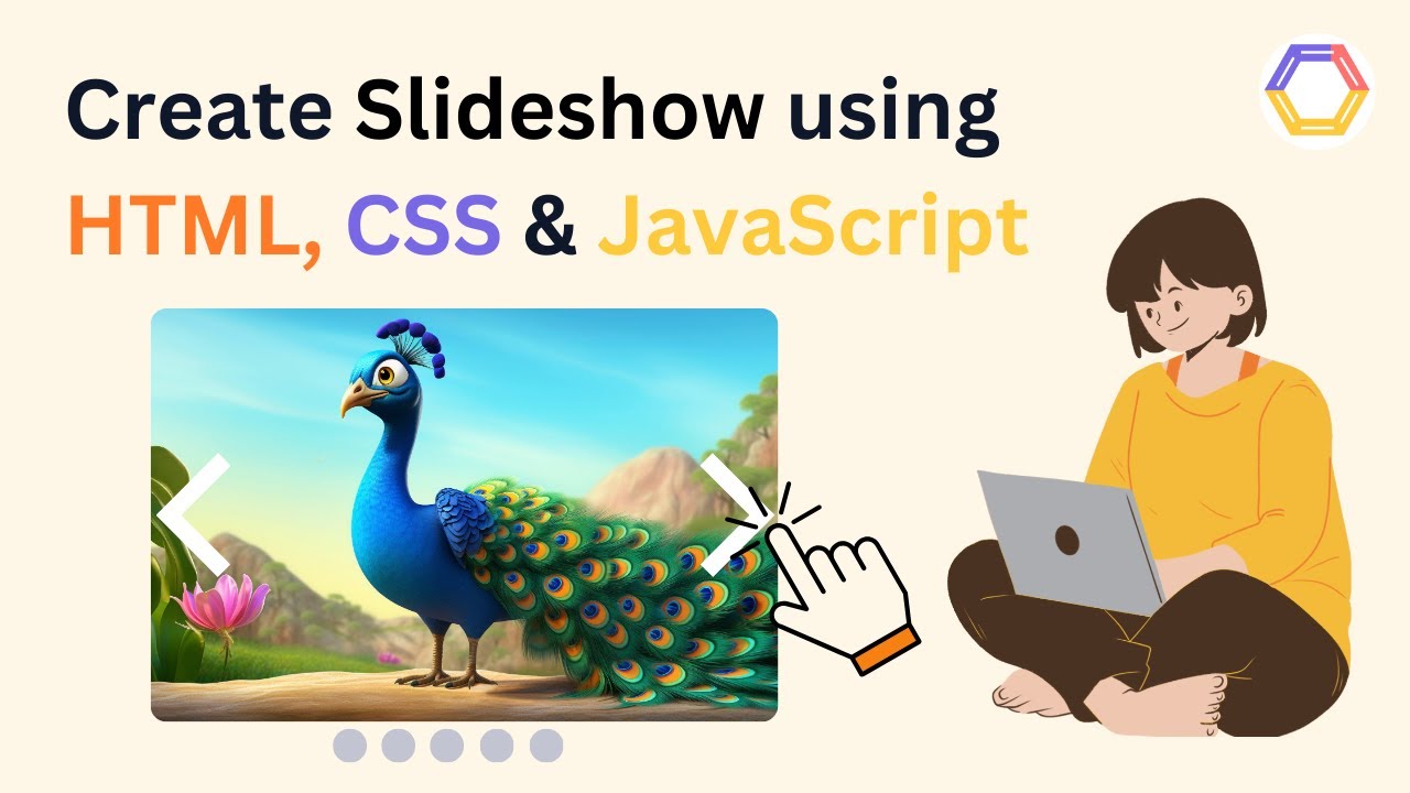 Create Slideshow Using Html Css Javascript Youtube