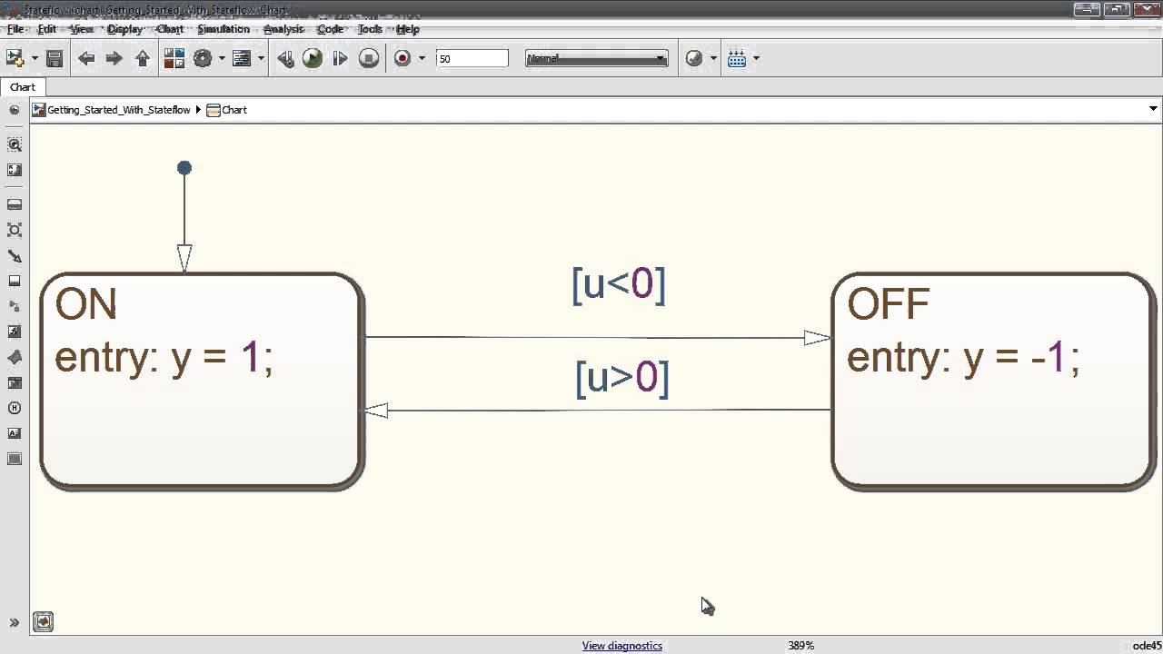 Getting Started With Stateflow Previous Release Youtube
