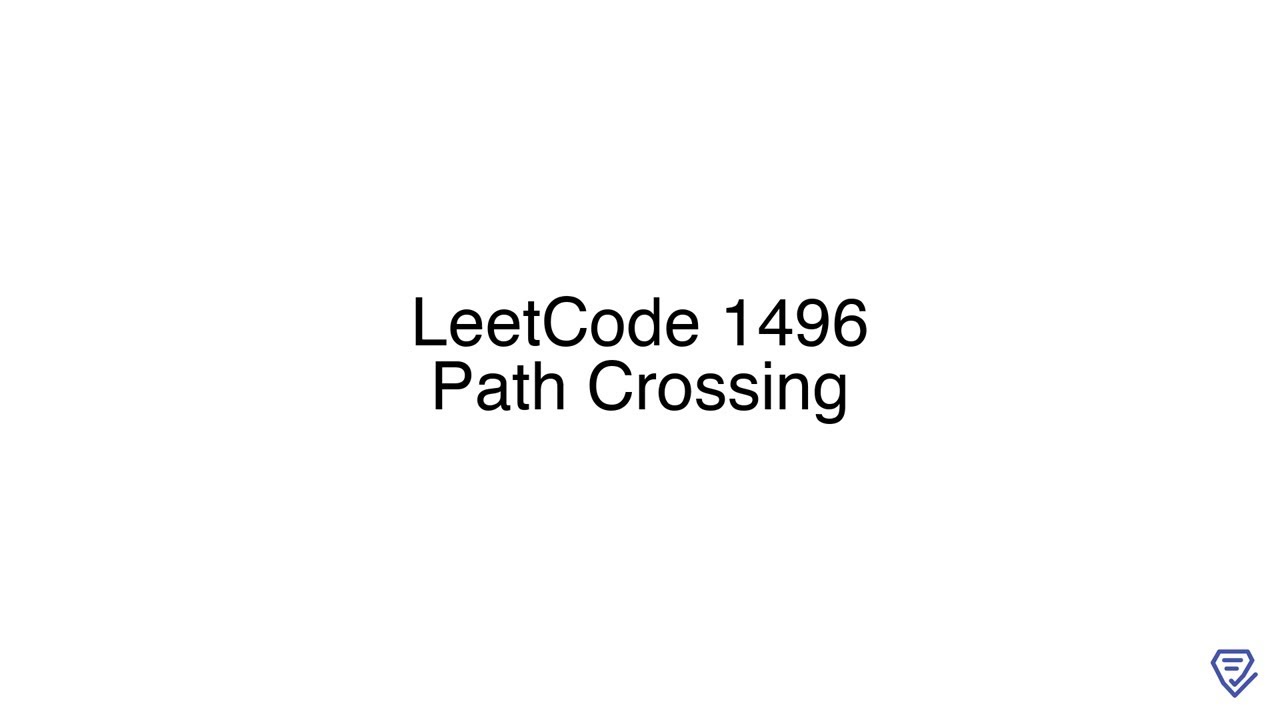 Leetcode 1496 Path Crossing Youtube