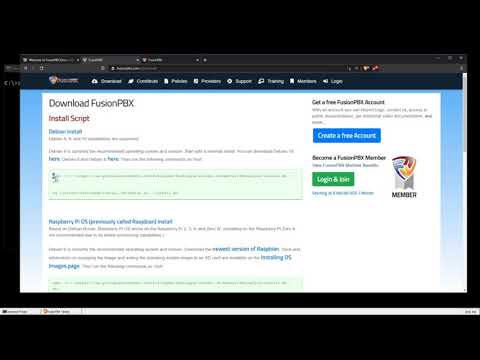 Fusionpbx Quick Install Youtube