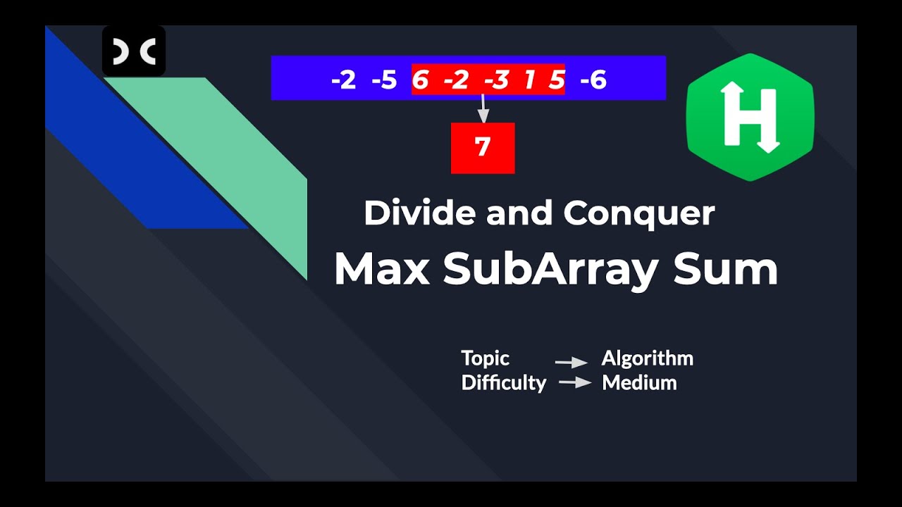 Max Subarray Sum Hackerrank Algorithm Interview Youtube