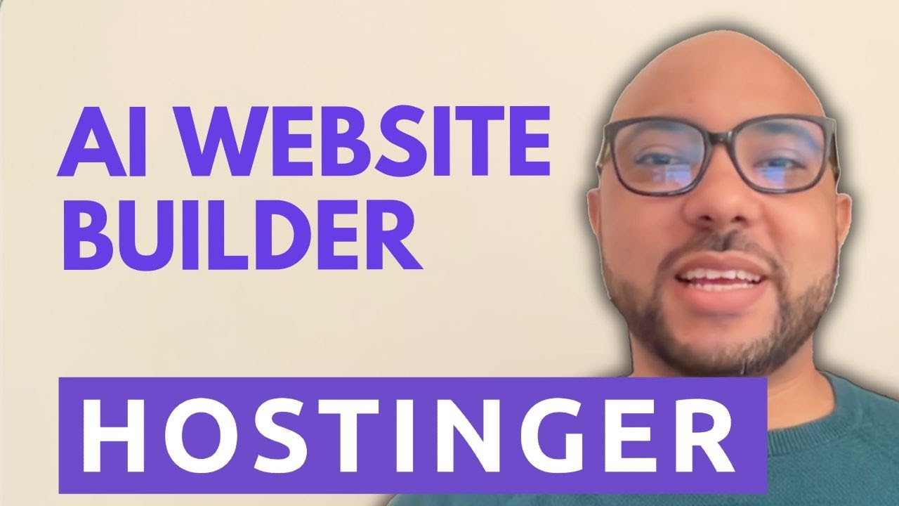 How To Use Hostinger Ai Website Builder Youtube