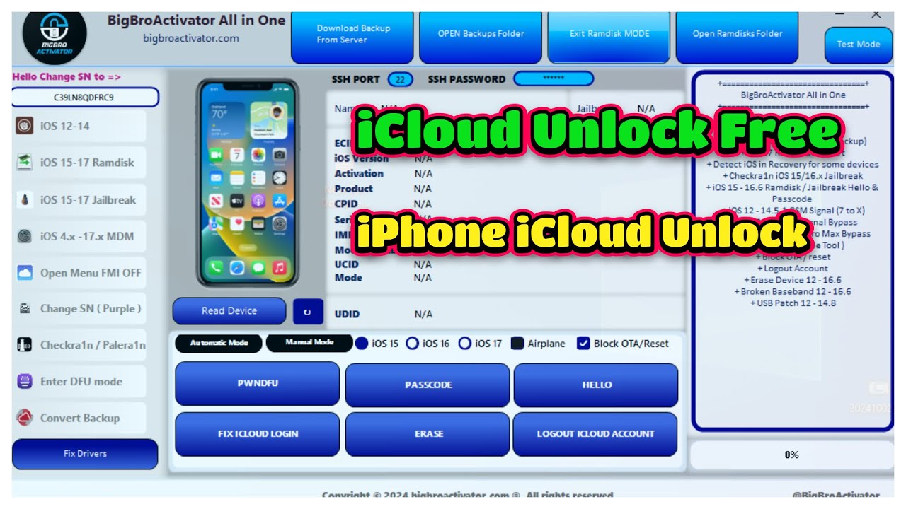 Icloud Unlock Free Removal Tool On Any Device Iphone Icloud Unlock