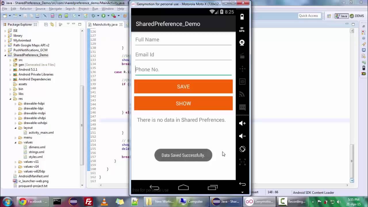 Android Sharedpreferences Youtube