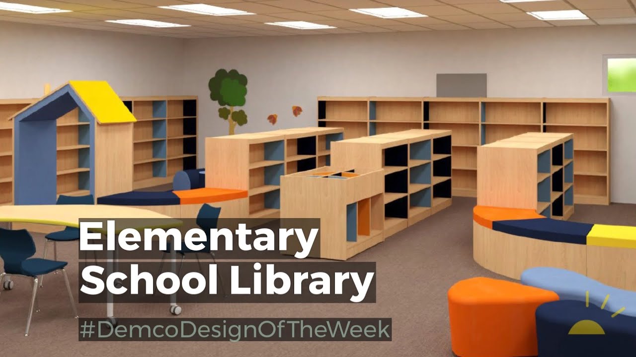 Elementary School Library Demcodesignoftheweek Youtube