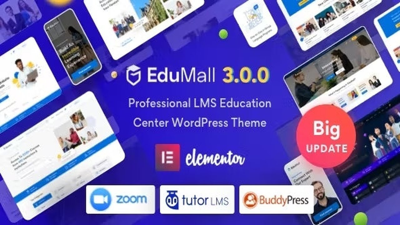 Edumall Professional Lms Education Center Wordpress Theme Free