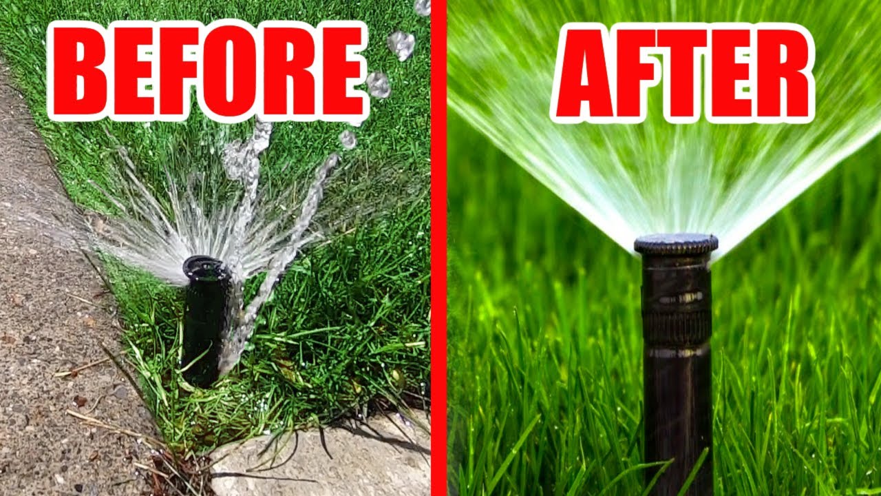 Sprinkler Repair Quick And Easy Youtube