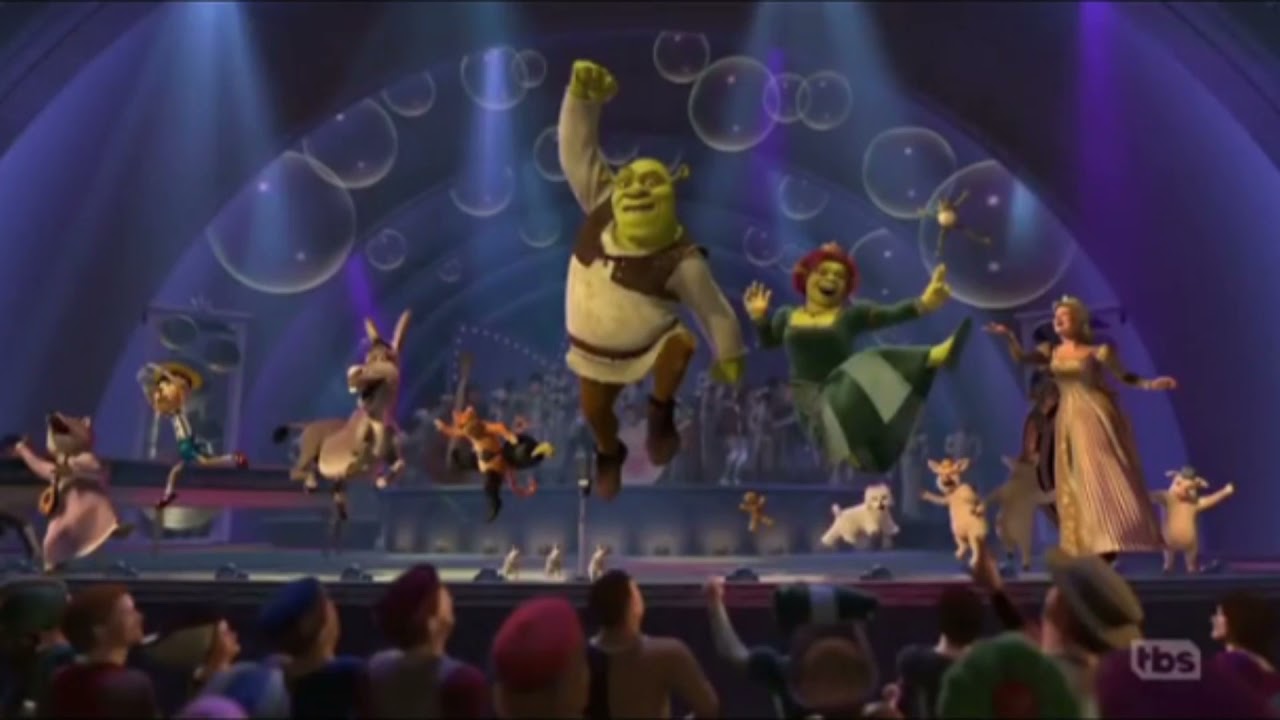 Shrek 2 2004 End Credits Tbs Version Youtube