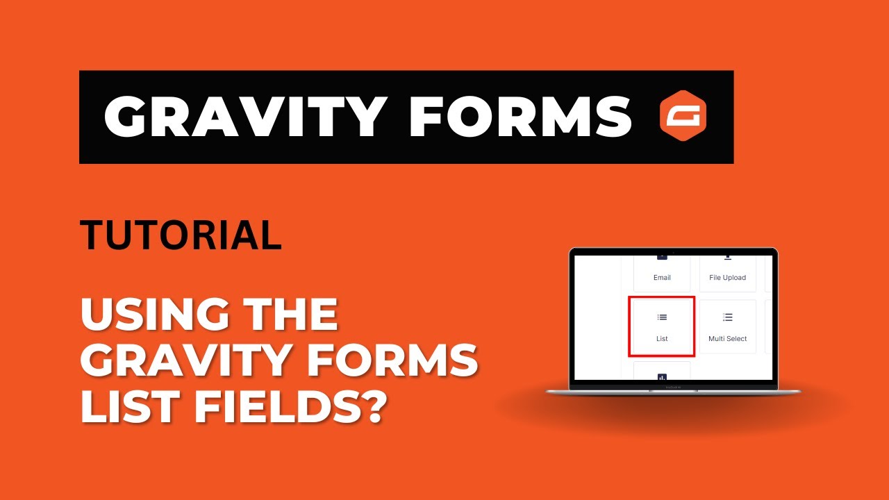 How To Create A Table Using The Gravity Forms List Fields Youtube