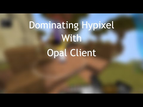 Dominating Hypixel With Opal Client Cheating On Hypixel With Opal