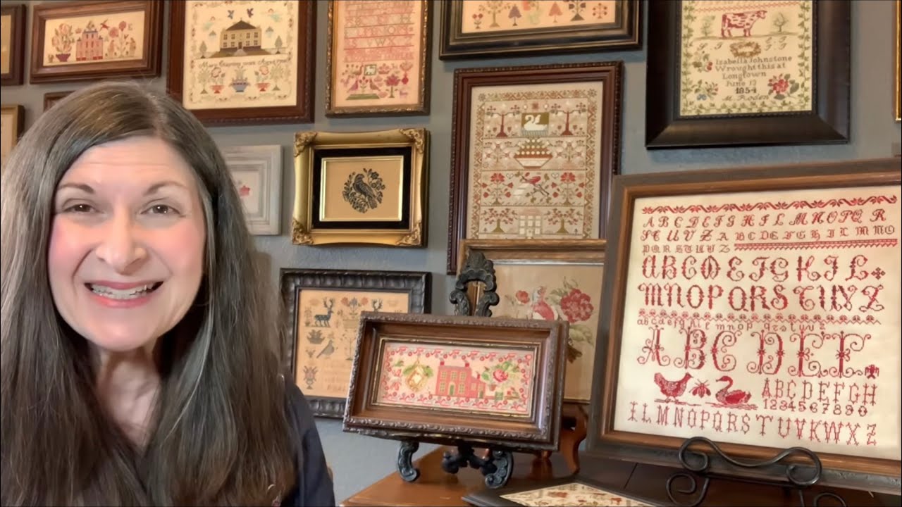 Flosstube Extra Framing Cross Stitch With Thrifted Frames And Miter