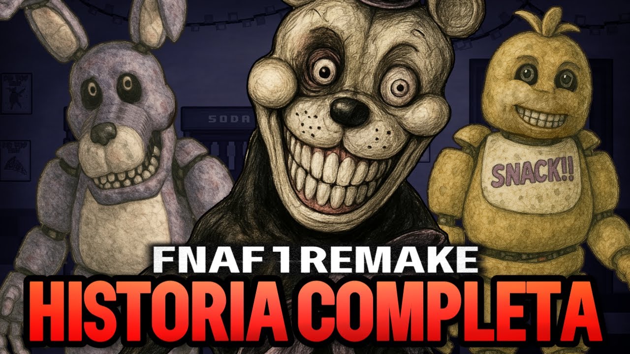 Fnaf 1 Remake Historia Completa Fnaf Fangame Youtube