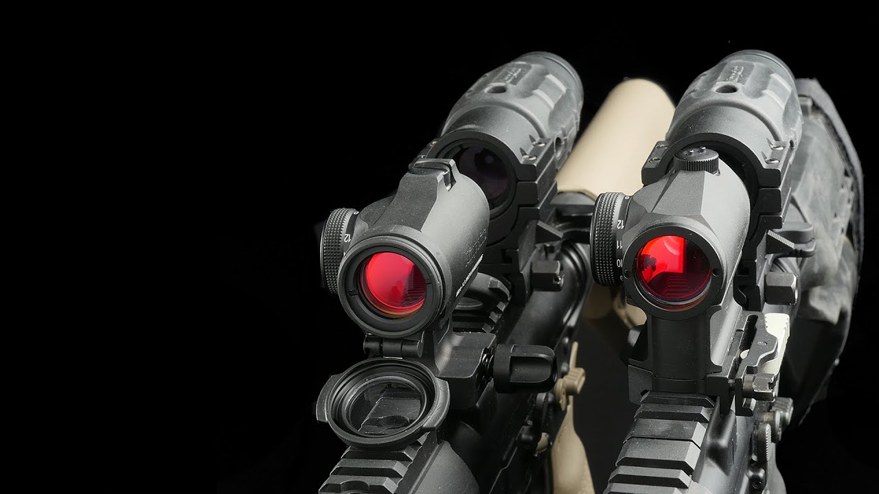 Aimpoint T 1 Versus T 2 Comparison And Review Video Youtube