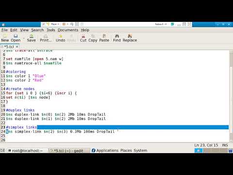 Ns2 Simulation Experiment Example 5 Youtube