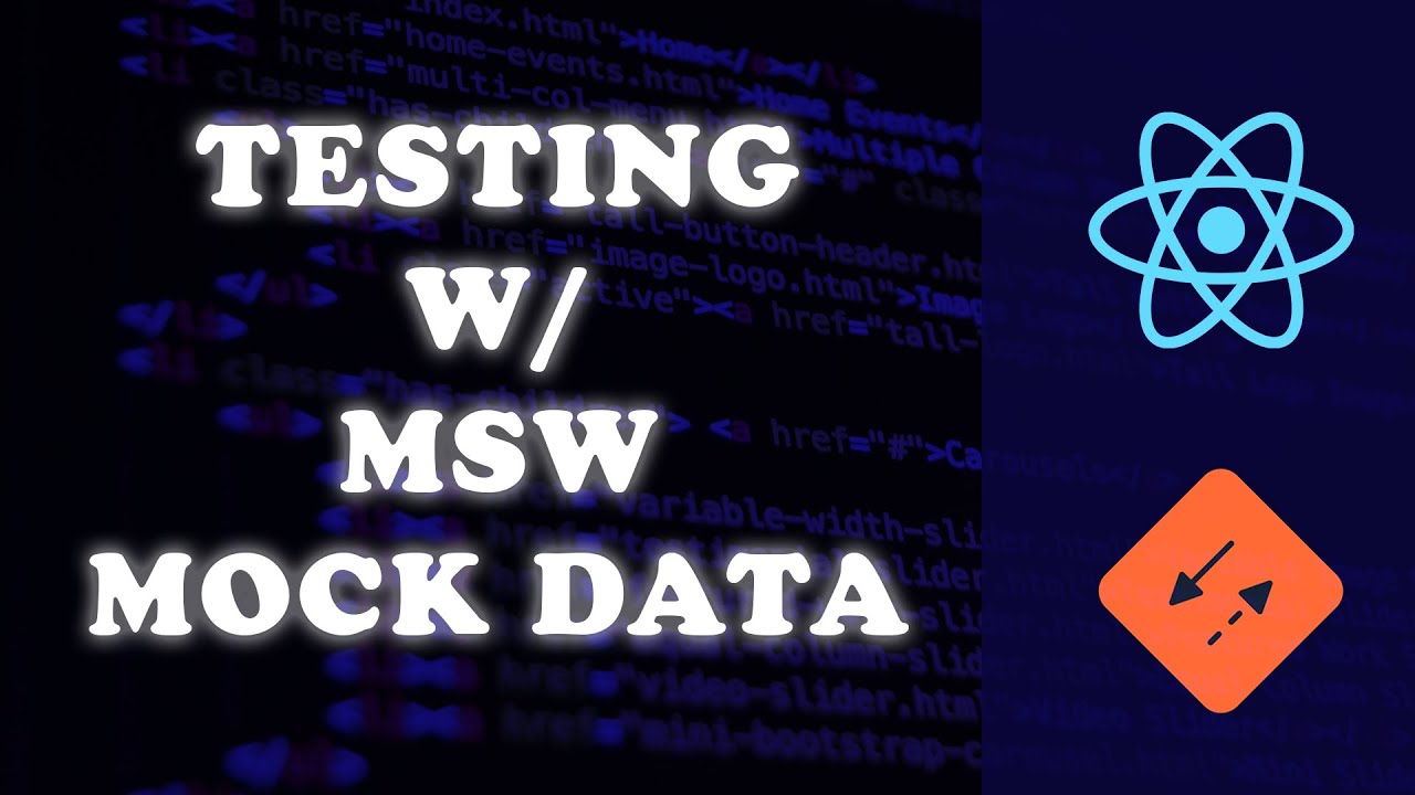 Test Components With Msw Mock Data In React Youtube