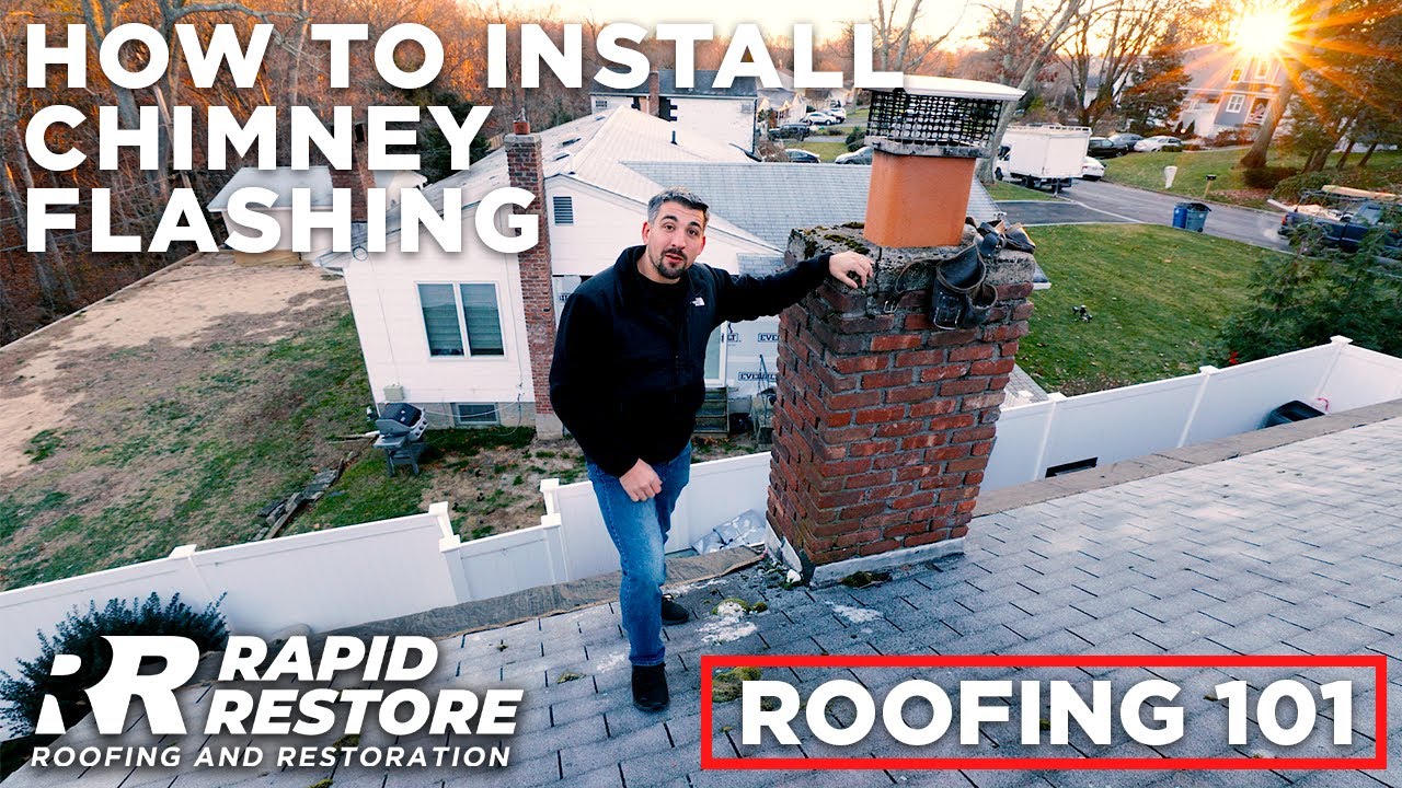 Chimney Flashing Install Chimney Reflashing Part 5 Counter Flashing