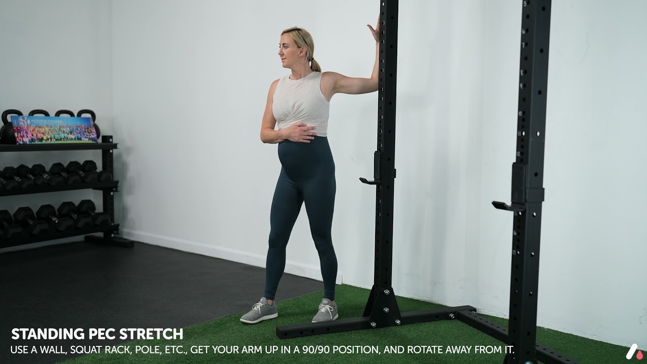 Standing Pec Stretch Youtube
