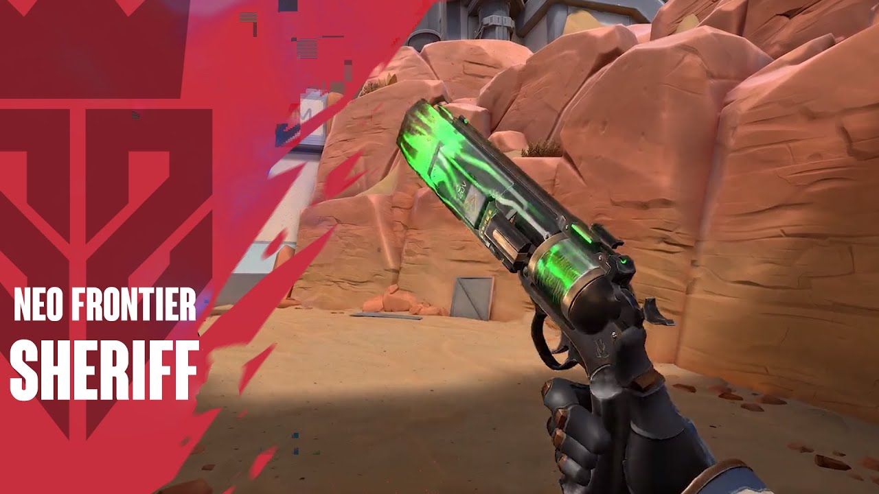 Neo Frontier Sheriff Skin Gameplay Valorant Neo Frontier Skins Youtube