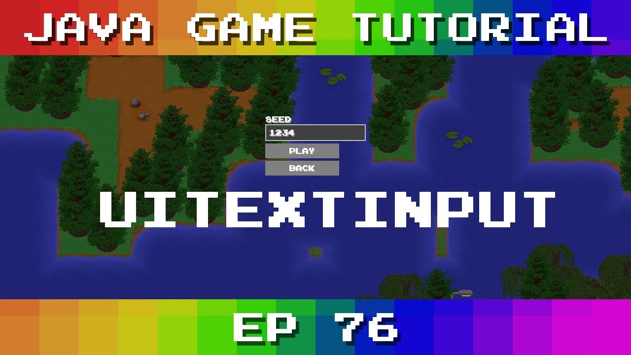 Java Game Tutorial Ep 76 Uitextinput Youtube
