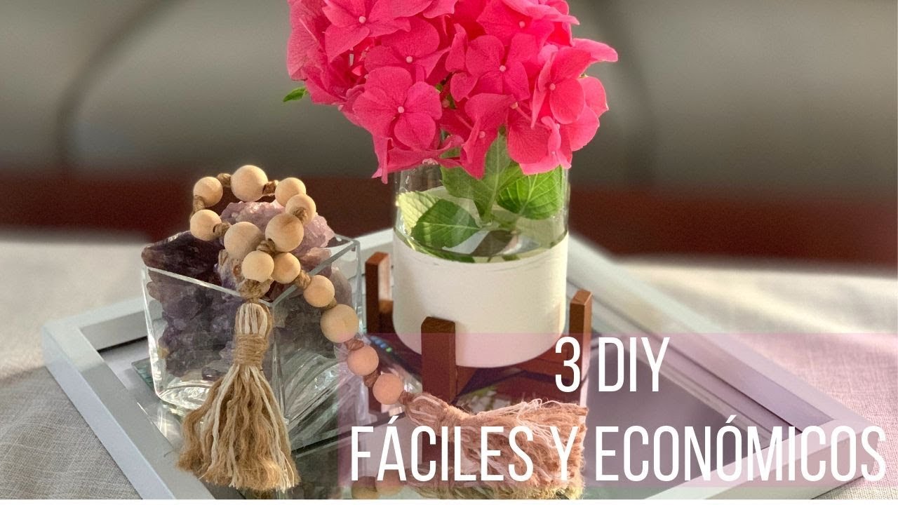 3 Decoraciones Económicas Rápidas Y Fáciles Youtube