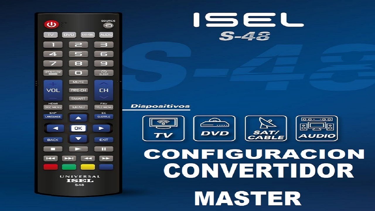 Cг Mo Programar Control Remoto Universal Marca Isels48 рџ њ Convertidor