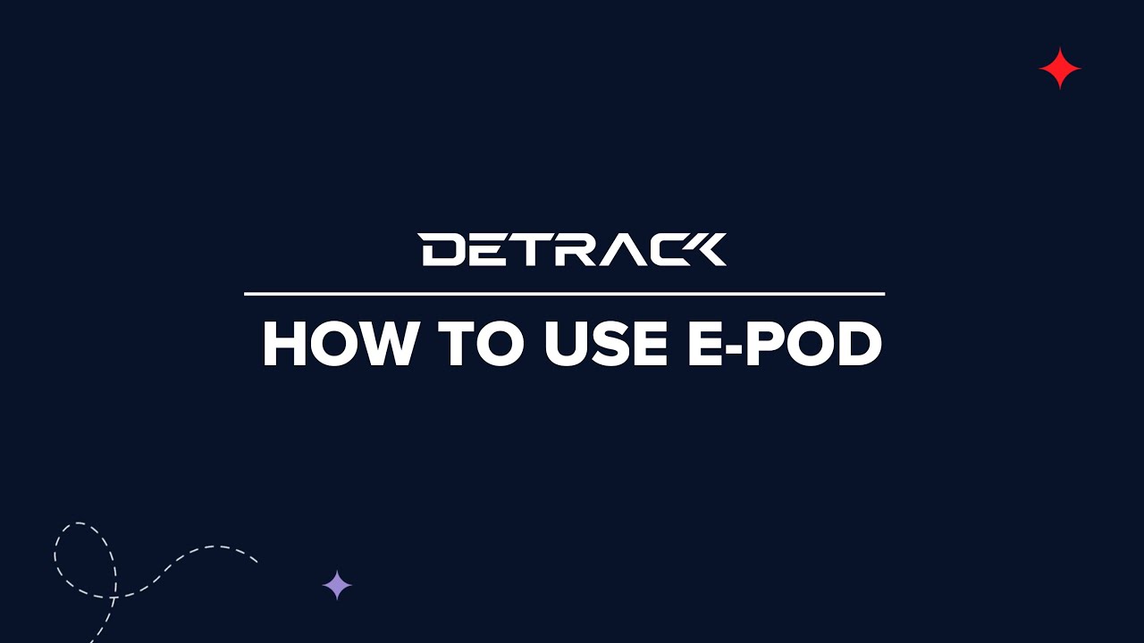 Detrack Systems How To Use E Pod Youtube