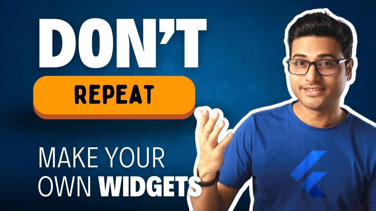 Custom Widget In Flutter Youtube