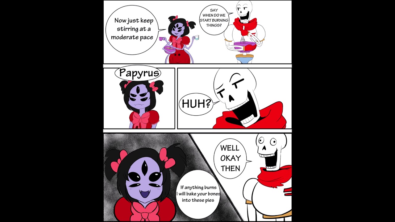 Cooking With Muffet A Undertale Comic Dub Youtube
