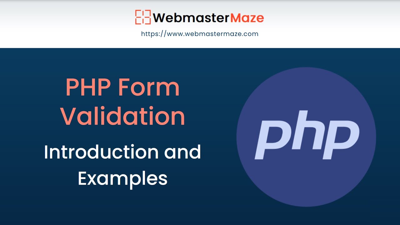 Php Form Validation Youtube