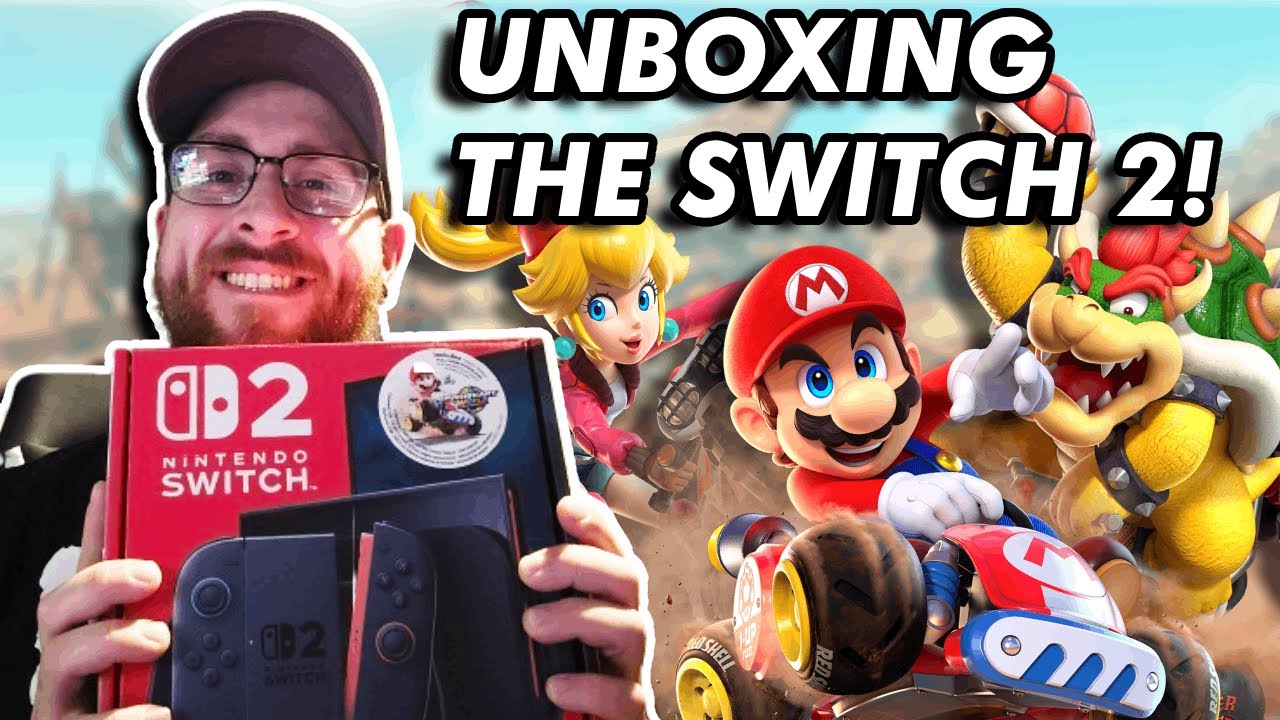 It S Finally Here Nintendo Switch 2 Unboxing Youtube