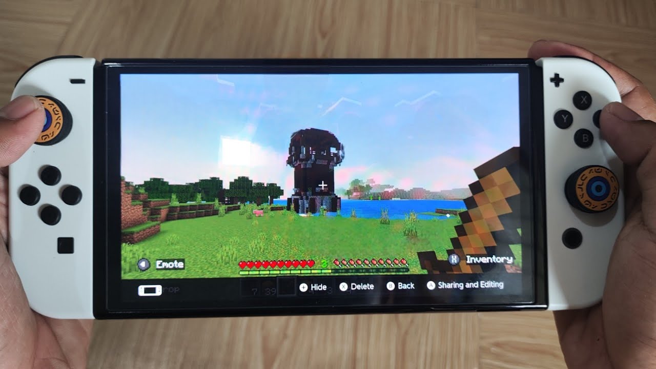 Minecraft Nintendo Switch Oled Full Gameplay Walkthrought 1 Youtube