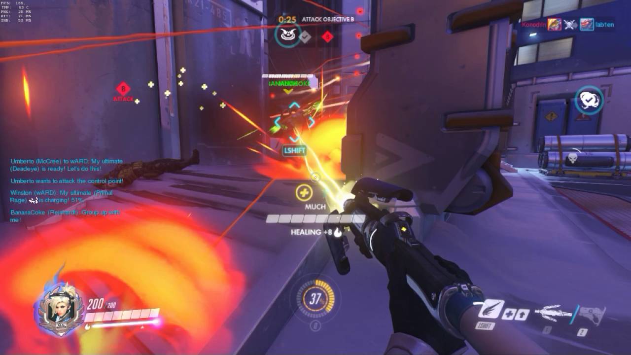 Overwatch Mercy Gameplay 5 When Mercy Is The Best Player In Both