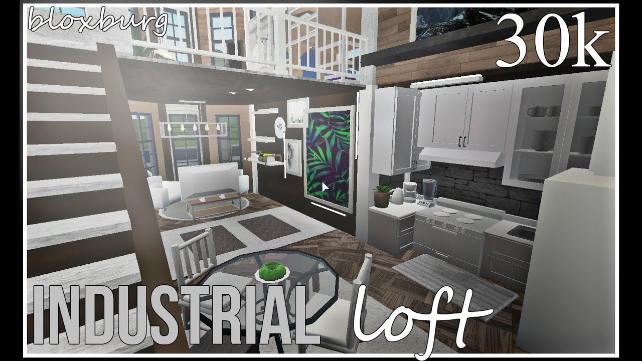 Bloxburg Industrial Loft 30k Youtube